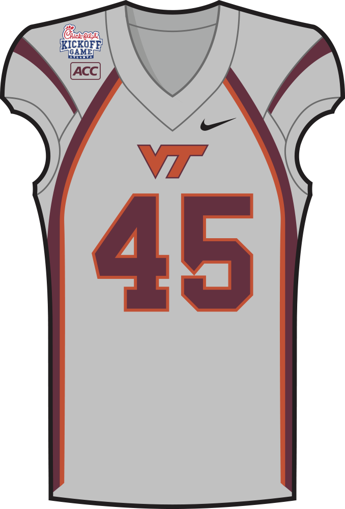 VT Football Jersey Bracket | The Key Play